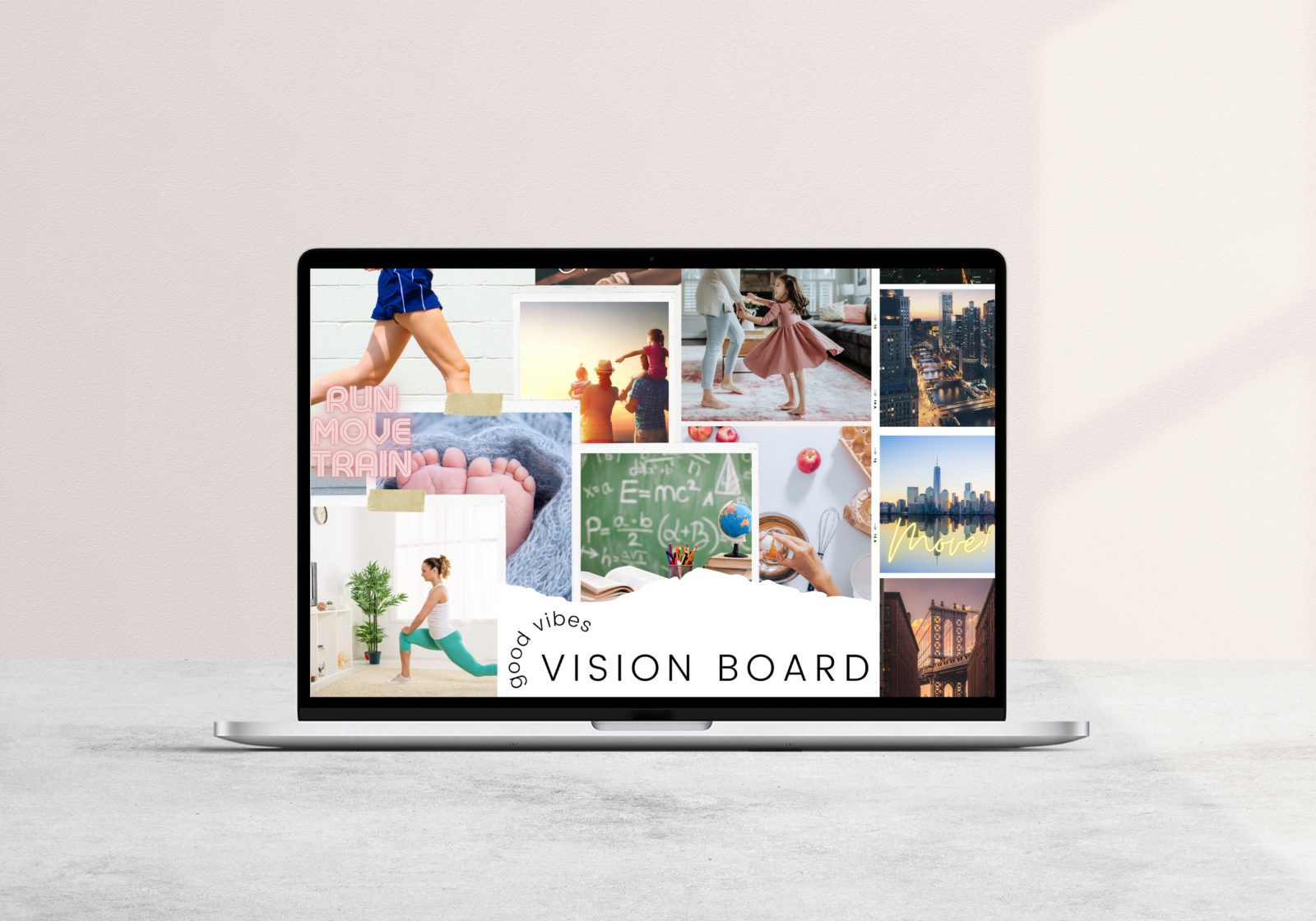HOW TO: Create a Digital Vision Board | scribble-society.com